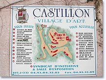 Castillon - Village of the Alpes Maritimes close to Italy - Provence Web